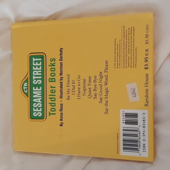 Sesame Street | Other | Sesame Street Toddler Books Say Byebye | Poshmark